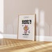 God's Phone Number Retro Christian Poster, Trendy Bible Verse Wall Art ...
