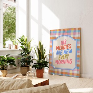 Christian Wall Art | His Mercies Are New Every Morning Wall Art ...