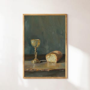 Holy Communion Painting: Vintage Catholic Wall Art (digital Download ...