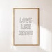 Love Like Jesus Christian Wall Art Minimalist Bible Verse Printable ...