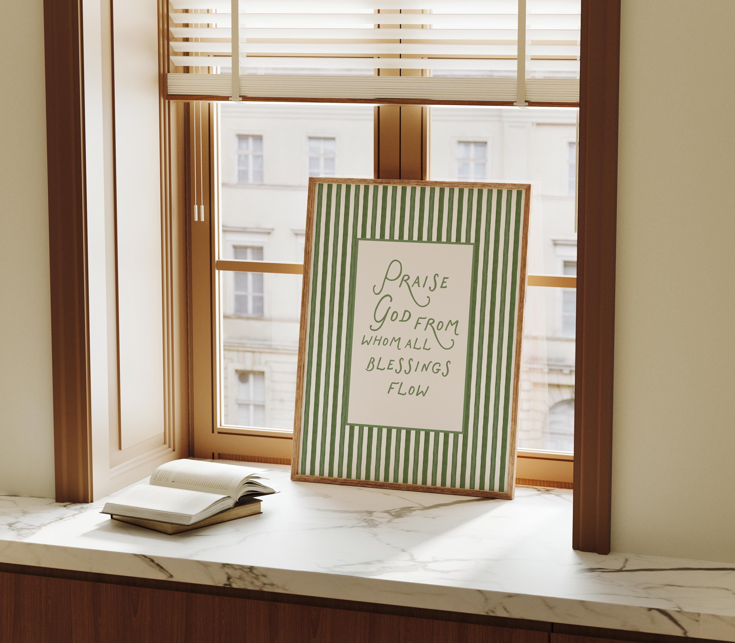 Praise God From Whom All Blessings Flow Printable | Doxology Christian ...