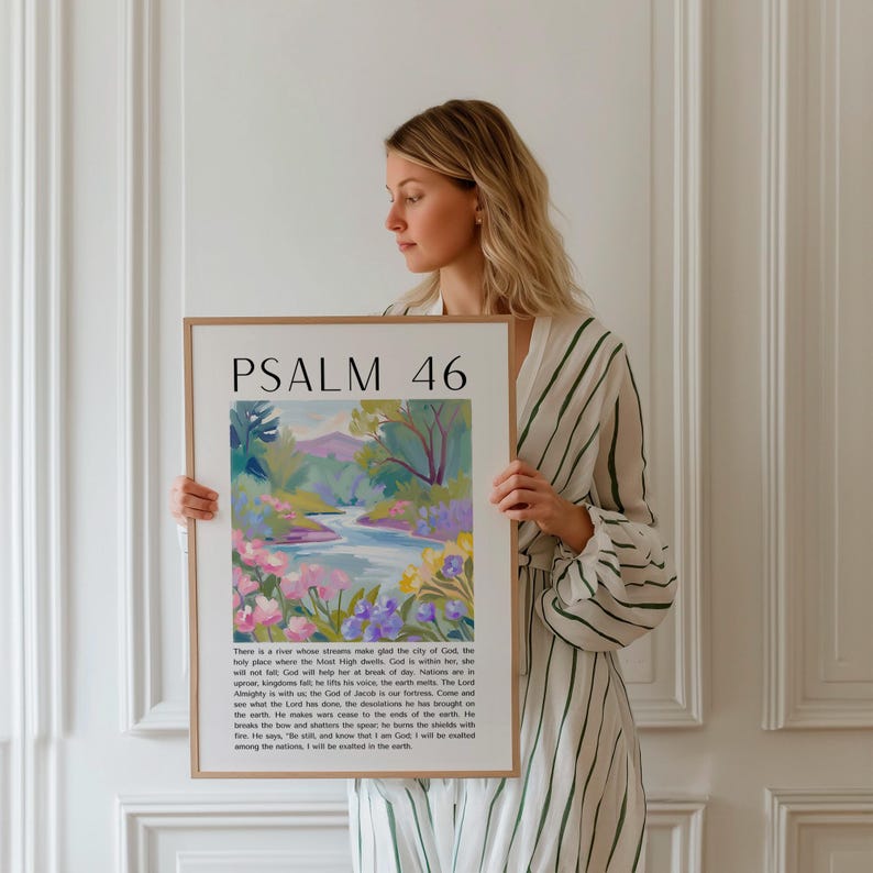 Pastel Christian Wall Art Bundle: Bible Verse Prints (digital Download ...