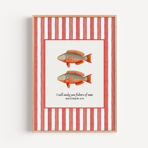 Coastal Bible Verse Art Prints: Nautical Christian Decor (digital ...