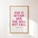 Christian Wall Art: Pink Bible Verse Print (digital Download) - Etsy
