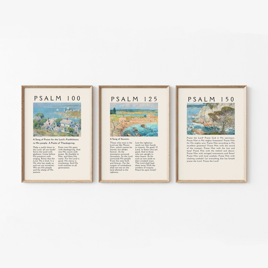 Vintage Impressionist Posters for Christian Home Wall Decor for ...
