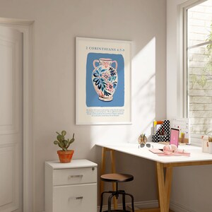 2 Corinthians 4 Jars of Clay Print, Matisse Print, Christian Wall Art ...