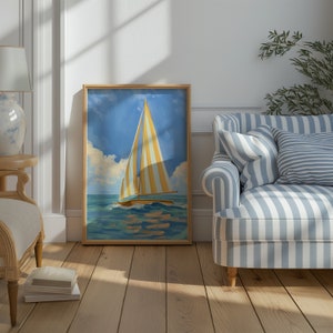 Coastal Granddaughter Prints, Grandmillennial Poster, Christian Wall ...