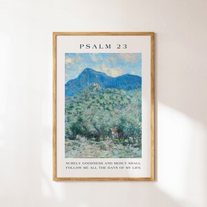 Blue Christian Wall Art Set: Bible Verse Prints (digital Download) - Etsy