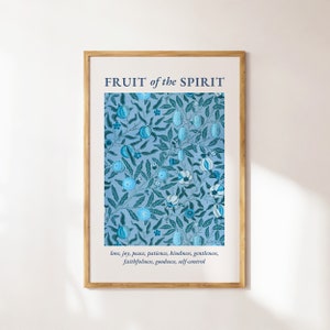 Blue Christian Wall Art Set: Bible Verse Prints (digital Download) - Etsy