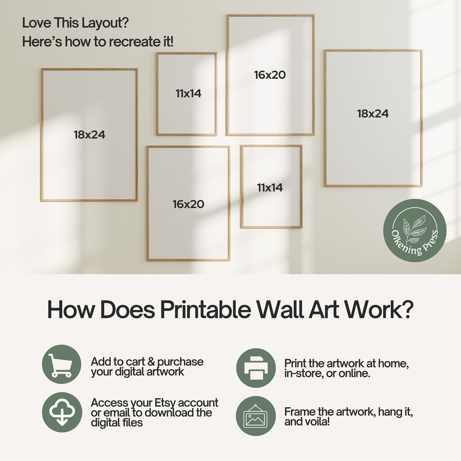 Summer Pastels Christian Wall Art: Bible Verse Gallery Set (digital ...