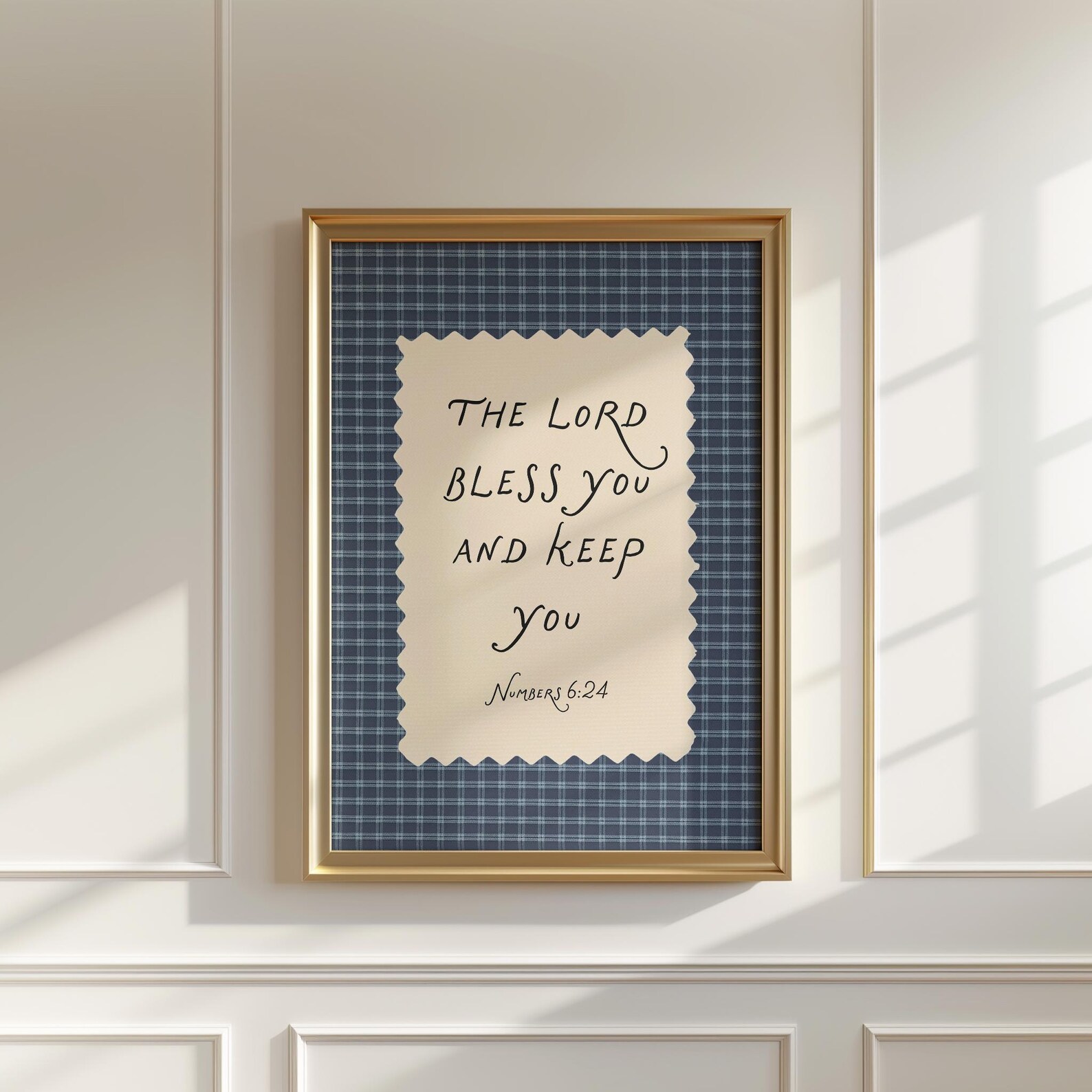 The Lord Bless You and Keep You Wall Art | Numbers 6:24 Bible Verse ...