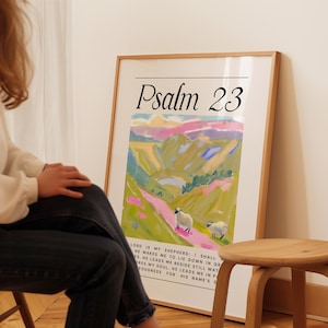 Christian Bible Verse Wall Art Set for Girls Dorm Room, Pink Scripture ...