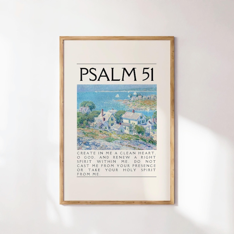Psalm 51 - Etsy