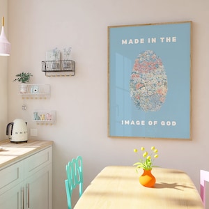 Made in the Image of God, Genesis 1:27, Printable Wall Art, Digital ...