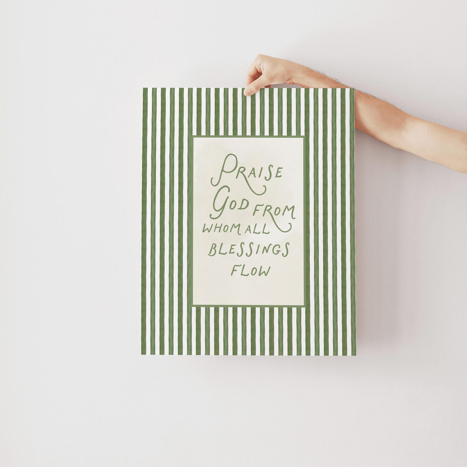 Praise God From Whom All Blessings Flow Printed & Shipped Poster ...