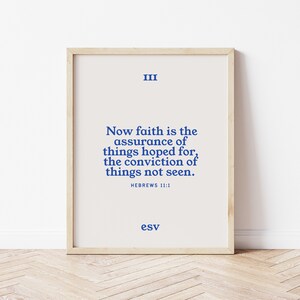 111 Bible Verse Wall Art Numbers Series for Christian Home Wall Decor ...