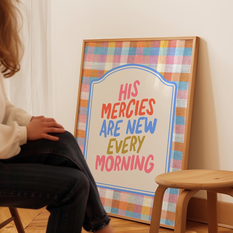 Christian Wall Art | His Mercies Are New Every Morning Wall Art ...