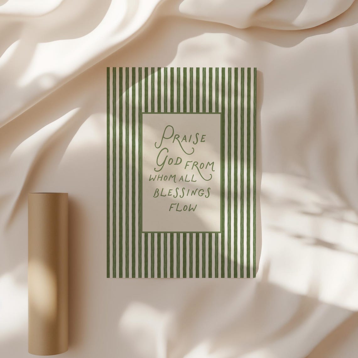 Praise God From Whom All Blessings Flow Printed & Shipped Poster ...