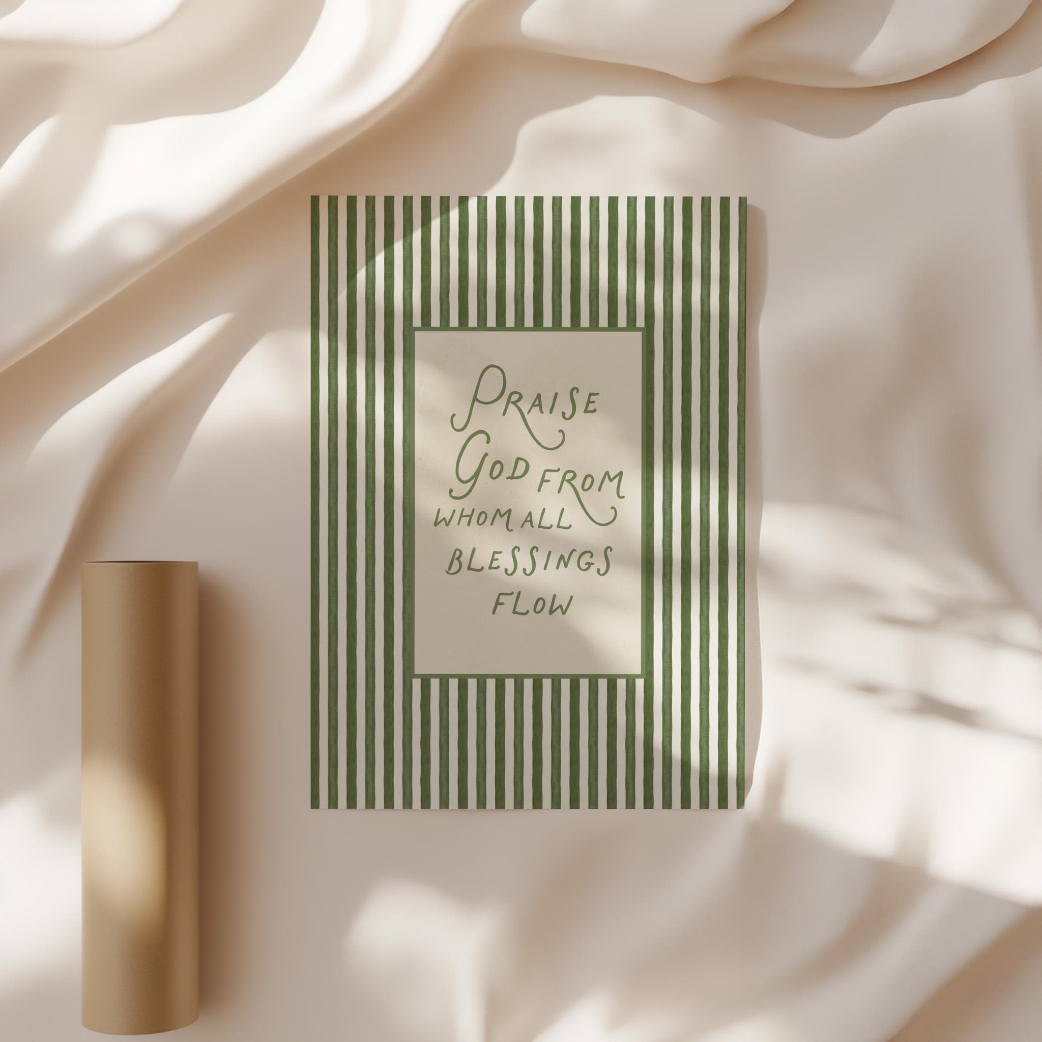 Praise God From Whom All Blessings Flow Printed & Shipped Poster ...