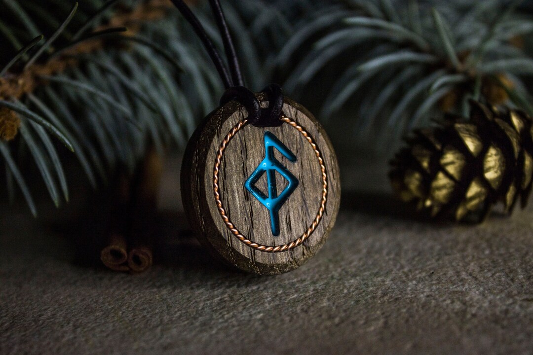 Health Viking Rune Pendant With Glowing, Rune Necklace, Norse Necklace ...