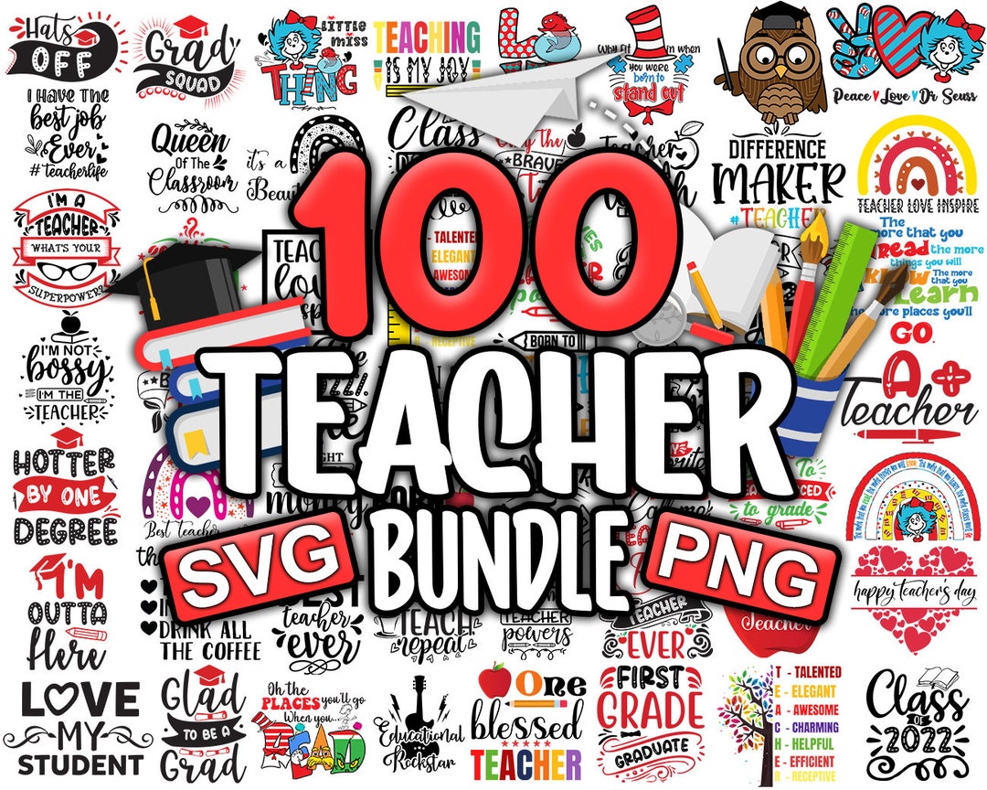 Teacher SVG Bundle: Funny Teacher Life Quotes (digital Download) - Etsy