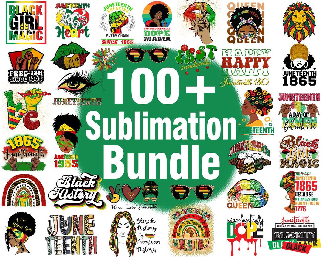 Juneteenth Png Sublimation Bundle Black History Month Girl Boy Melanin ...
