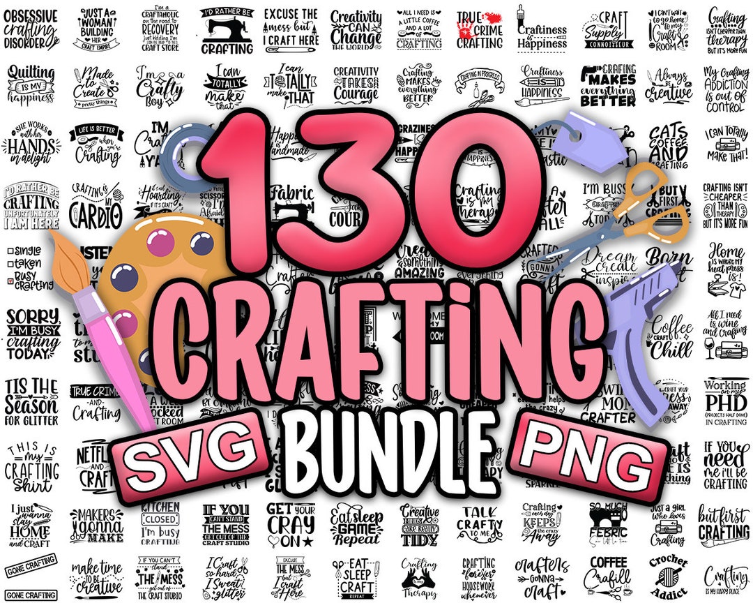 Crafting Svg Bundle Crafters Svg Sewing Quotes Svg Craft Room ...