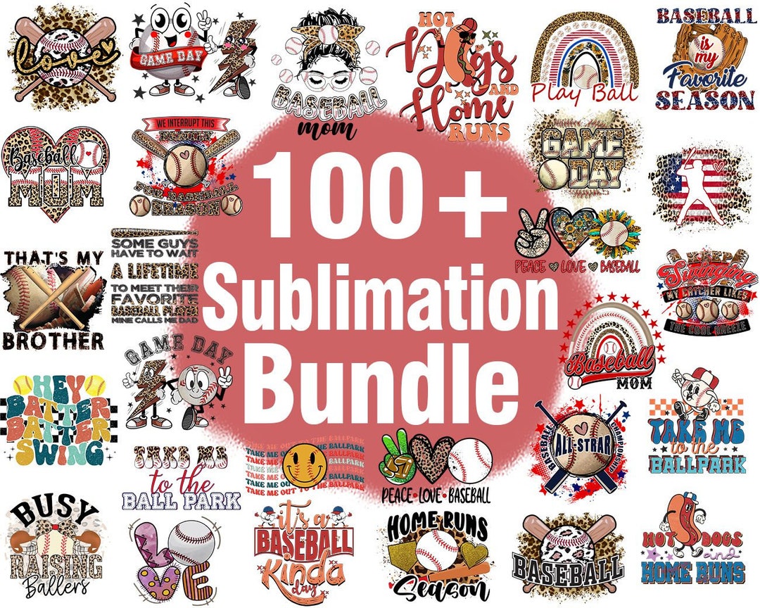 Baseball PNG Sublimation Bundle, Game Day Vibes (digital Download) - Etsy