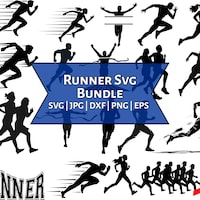 Boy Running SVG Bundle | 22 Designs | Cricut Silhouette | Digital ...
