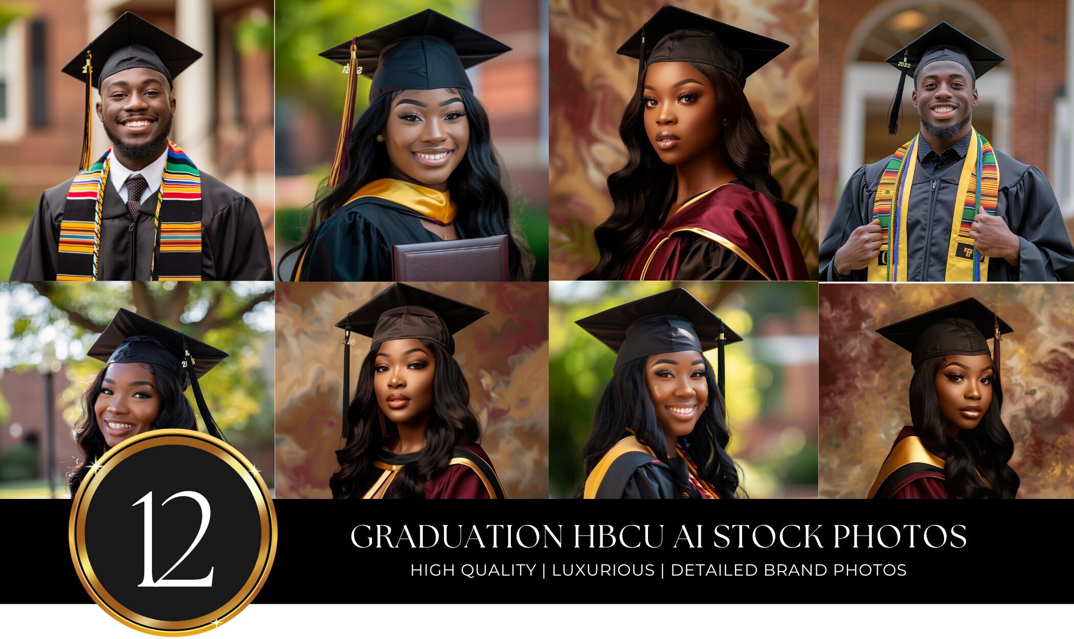 12 Authentic AI Stock Photos: Graduation Moments of HBCU Students ...