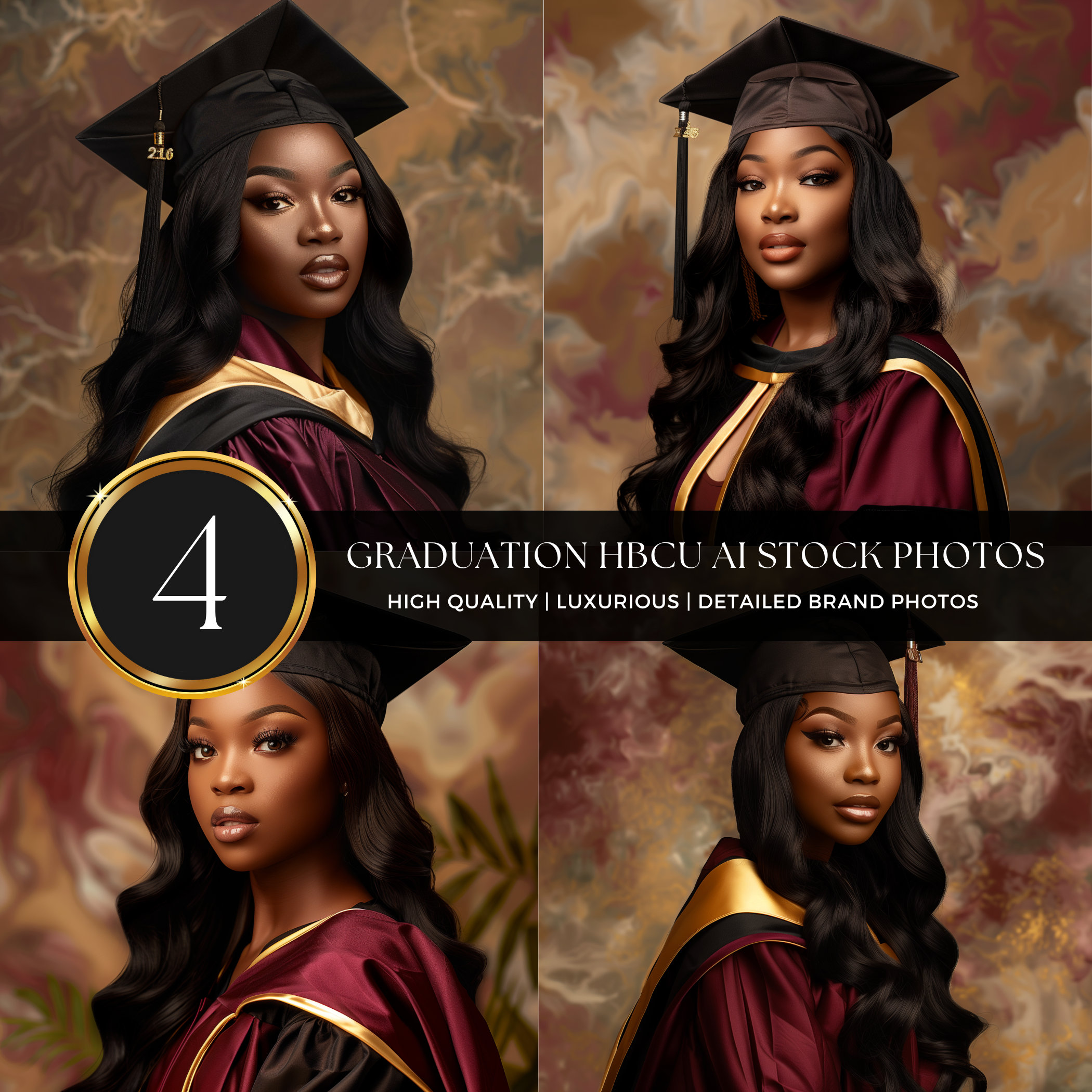 12 Authentic AI Stock Photos: Graduation Moments of HBCU Students ...