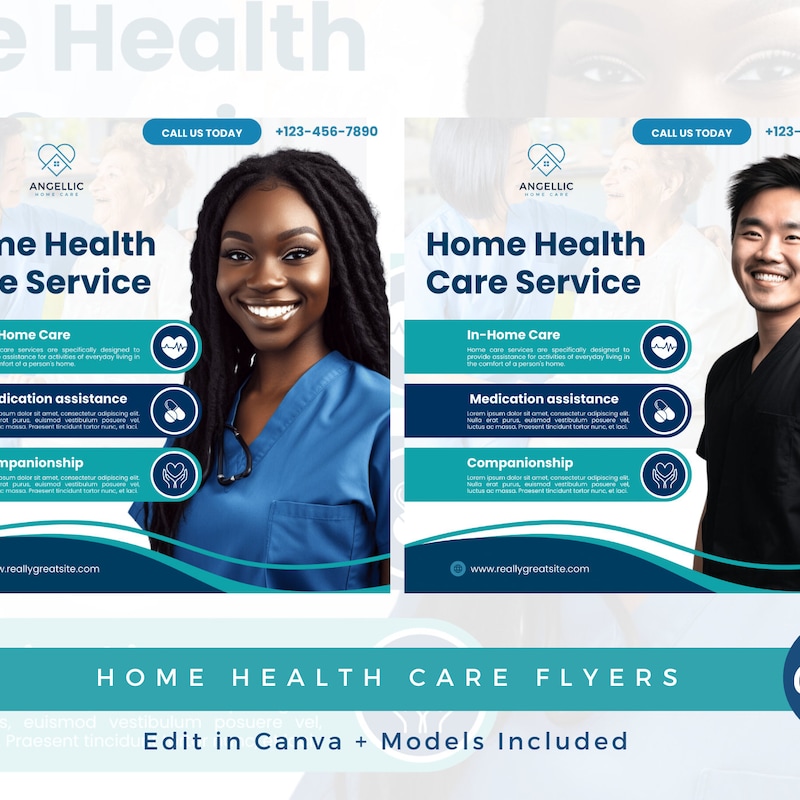 Home Care Flyer - Etsy
