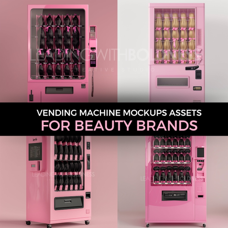 Hair Bundle Vending Machine Stock Photo, Beauty Clipart (digital ...