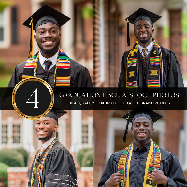 12 Authentic AI Stock Photos: Graduation Moments of HBCU Students ...