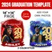 Graduation Template T-shirt DIY, Graduation Template Kit, Edit in Canva ...