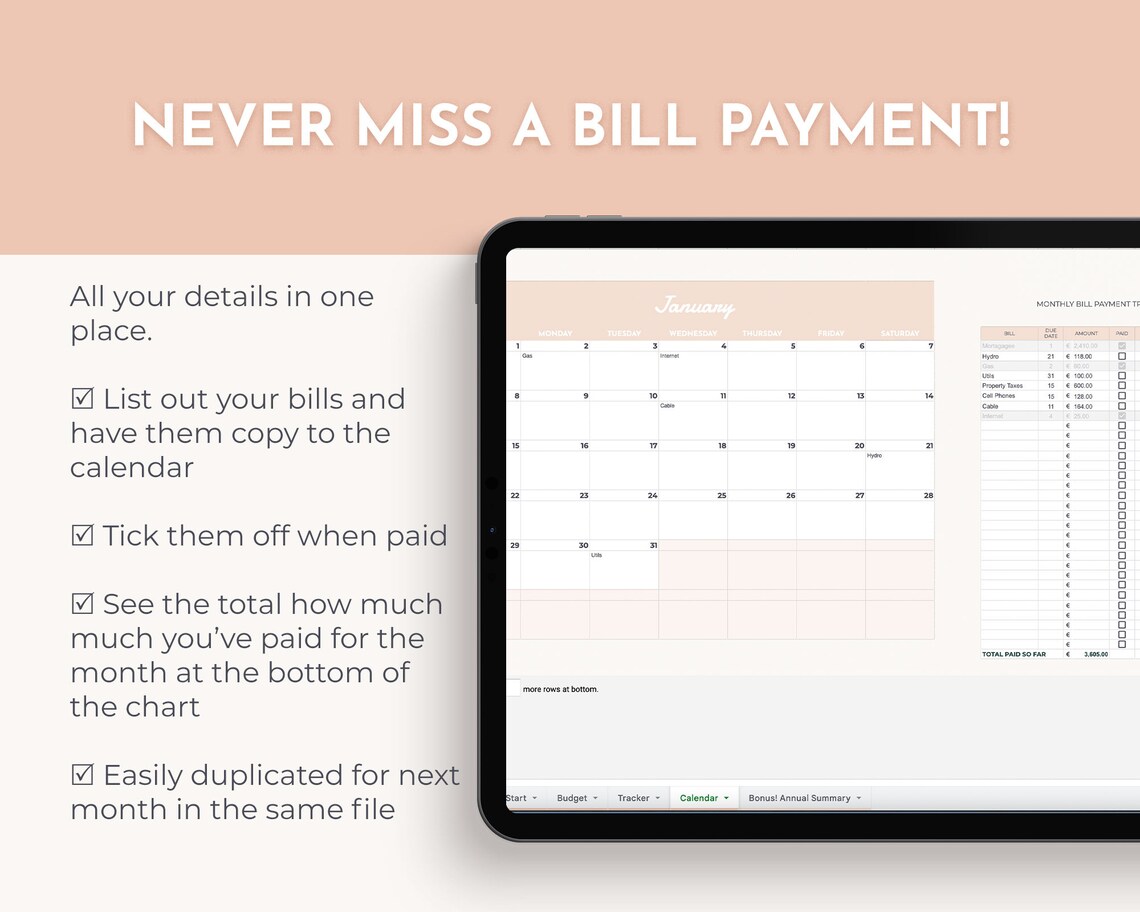 Express Monthly Budget Spreadsheet, Google Sheets Easy Budget Template ...