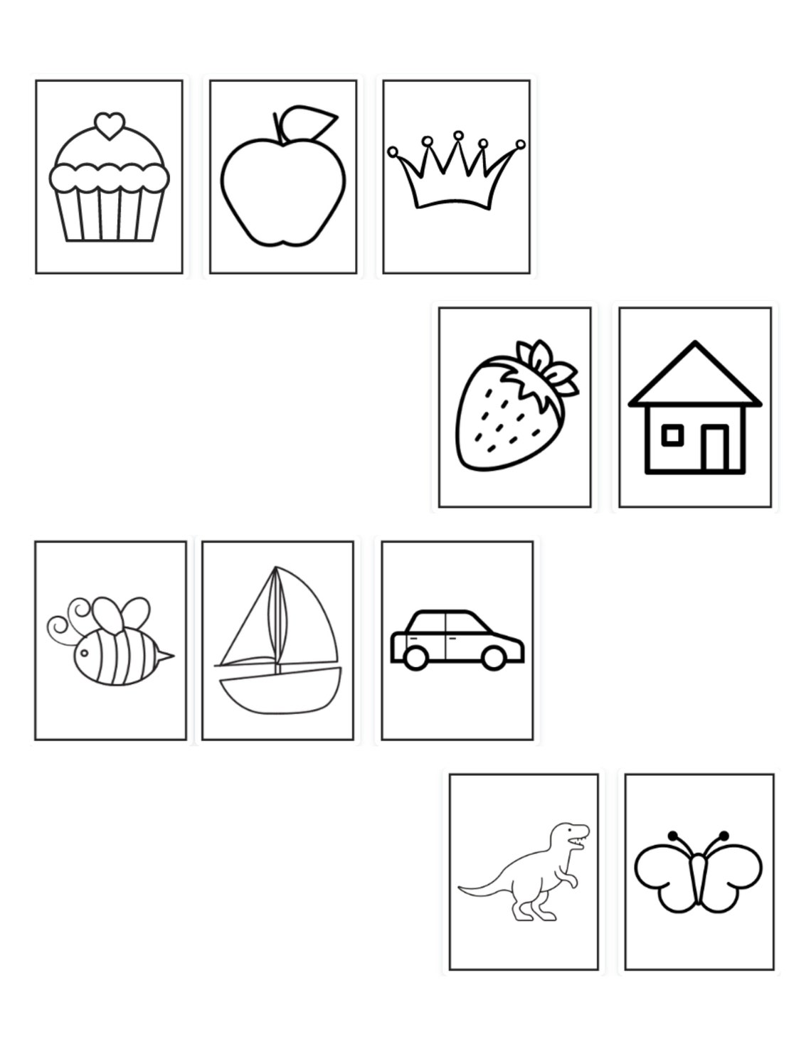 Simple Coloring Pages | Preschool Coloring Pages Printable | Coloring ...