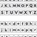 ABC Flashcards Black and White Printable - Etsy