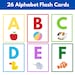 Printable ABC Flashcards Colorful - Etsy