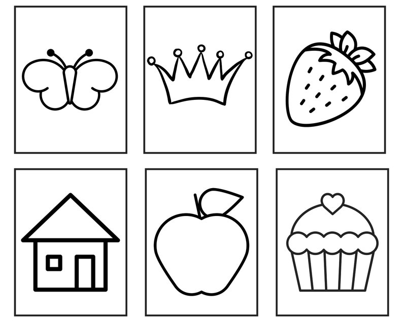 Simple Coloring Pages | Preschool Coloring Pages Printable | Coloring ...