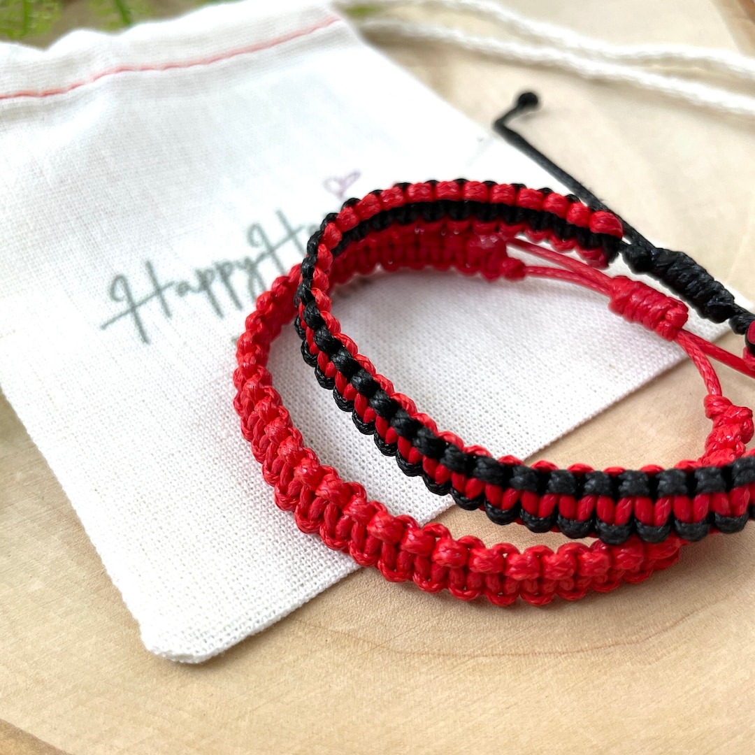 Kansas City Chiefs Bracelet: Waxed Cord Surfer Style Band - Etsy