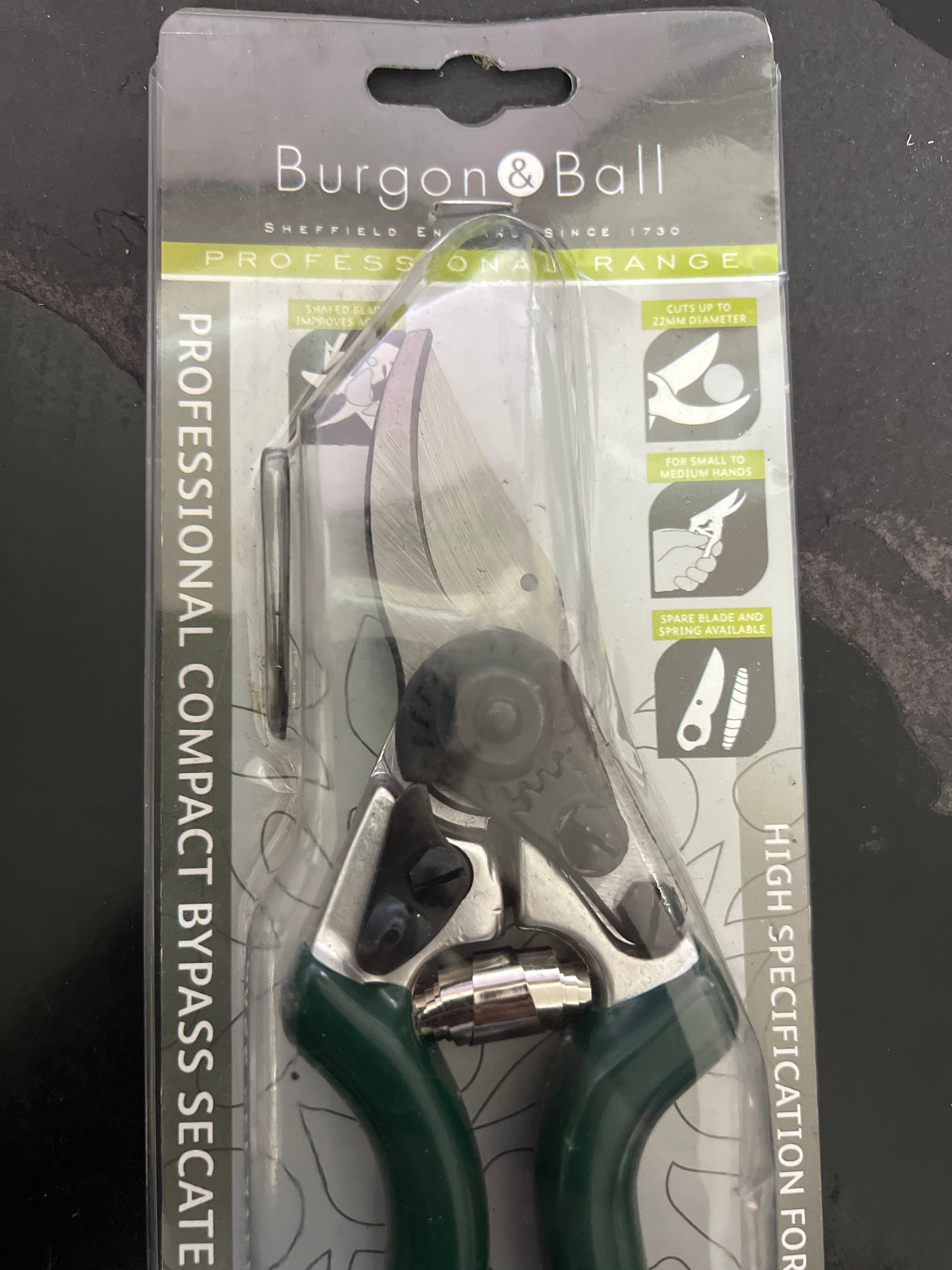 Burgon & Ball Professional Compact Bypass Secateur Pruner - Etsy