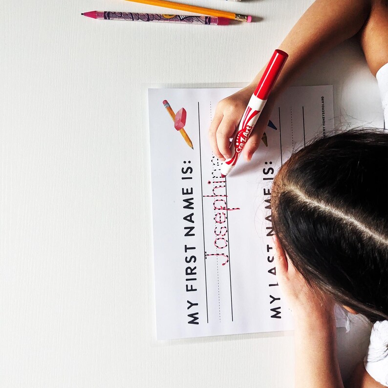 Custom Name Trace Sheet, Name Tracing Page, Handwriting Practice Sheet ...