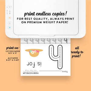 Alphabet and Number Tracing Sheets Bundle, Writing Practice for Kids ...
