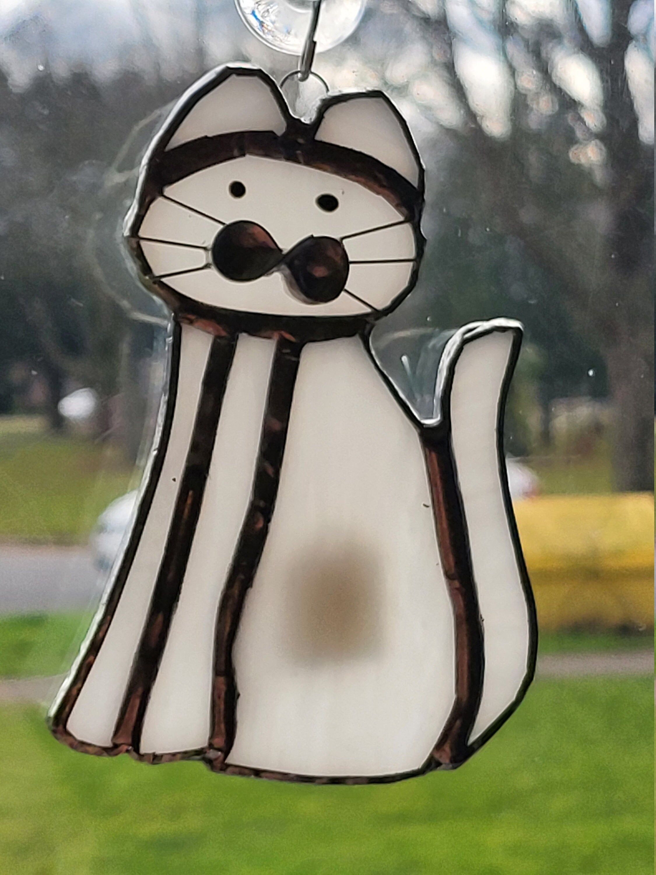 Stained Glass Cat - Etsy
