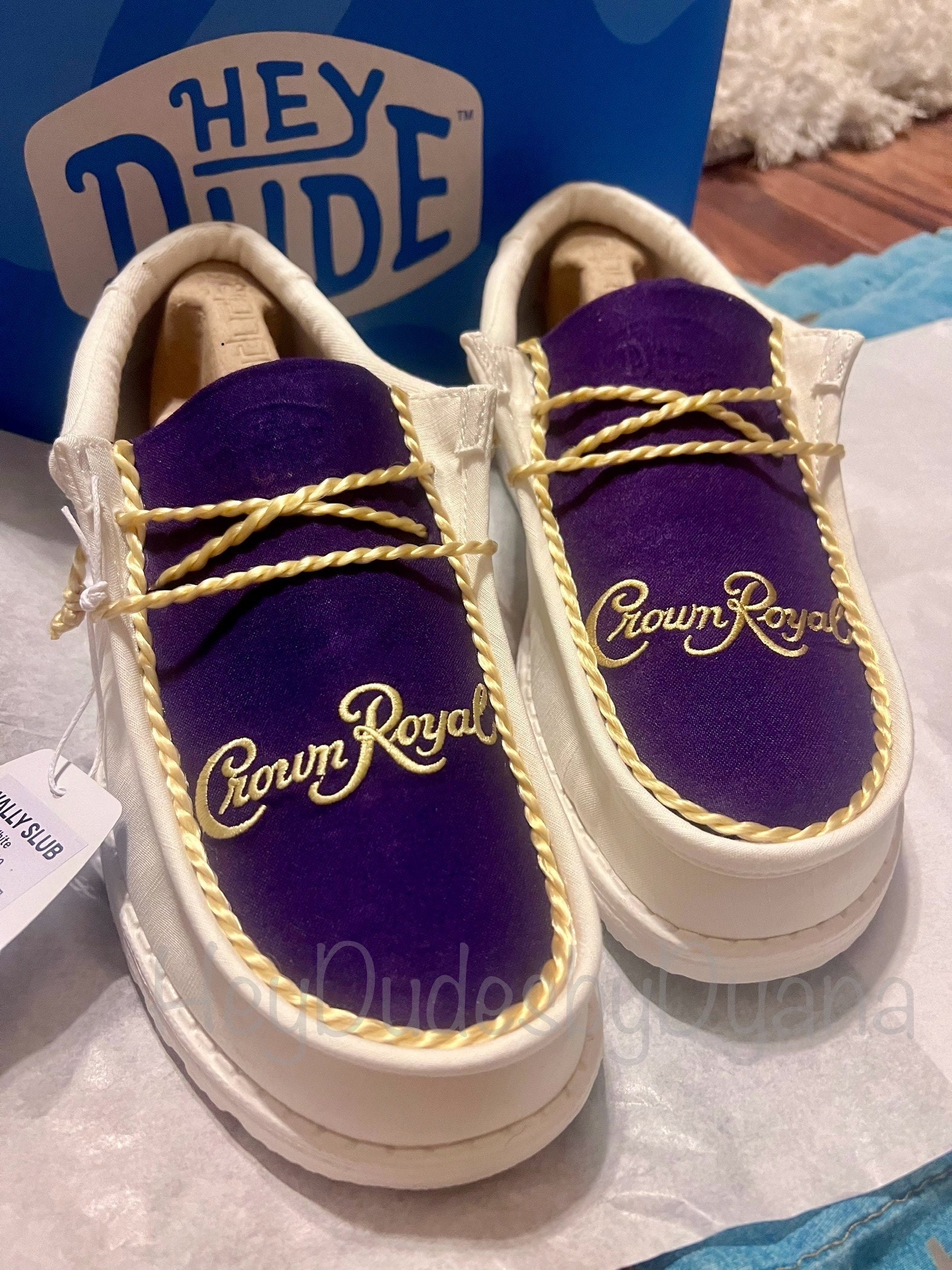 Custom Crown Royal Hey Dudes - Etsy
