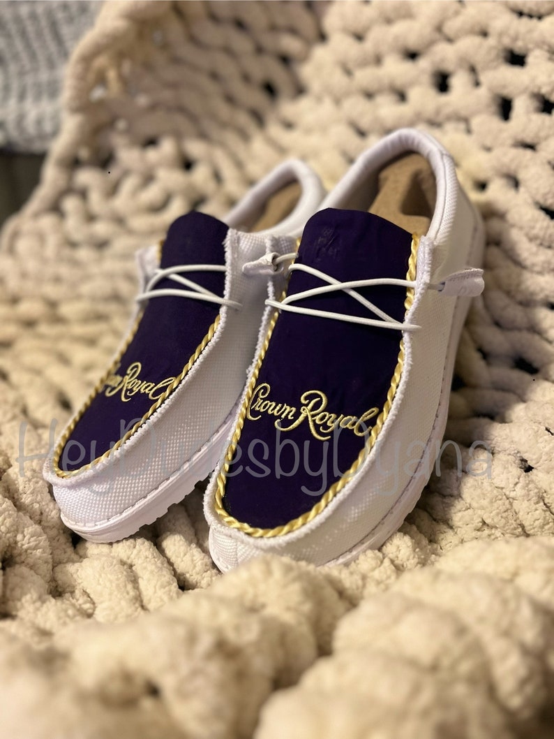 Custom Crown Royal Hey Dudes - Etsy