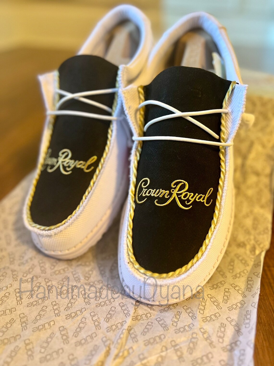 Custom Crown Royal Hey Dudes - Etsy