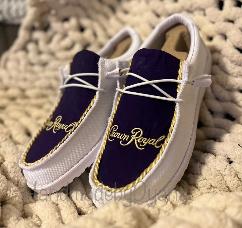 Custom Crown Royal Hey Dudes - Etsy