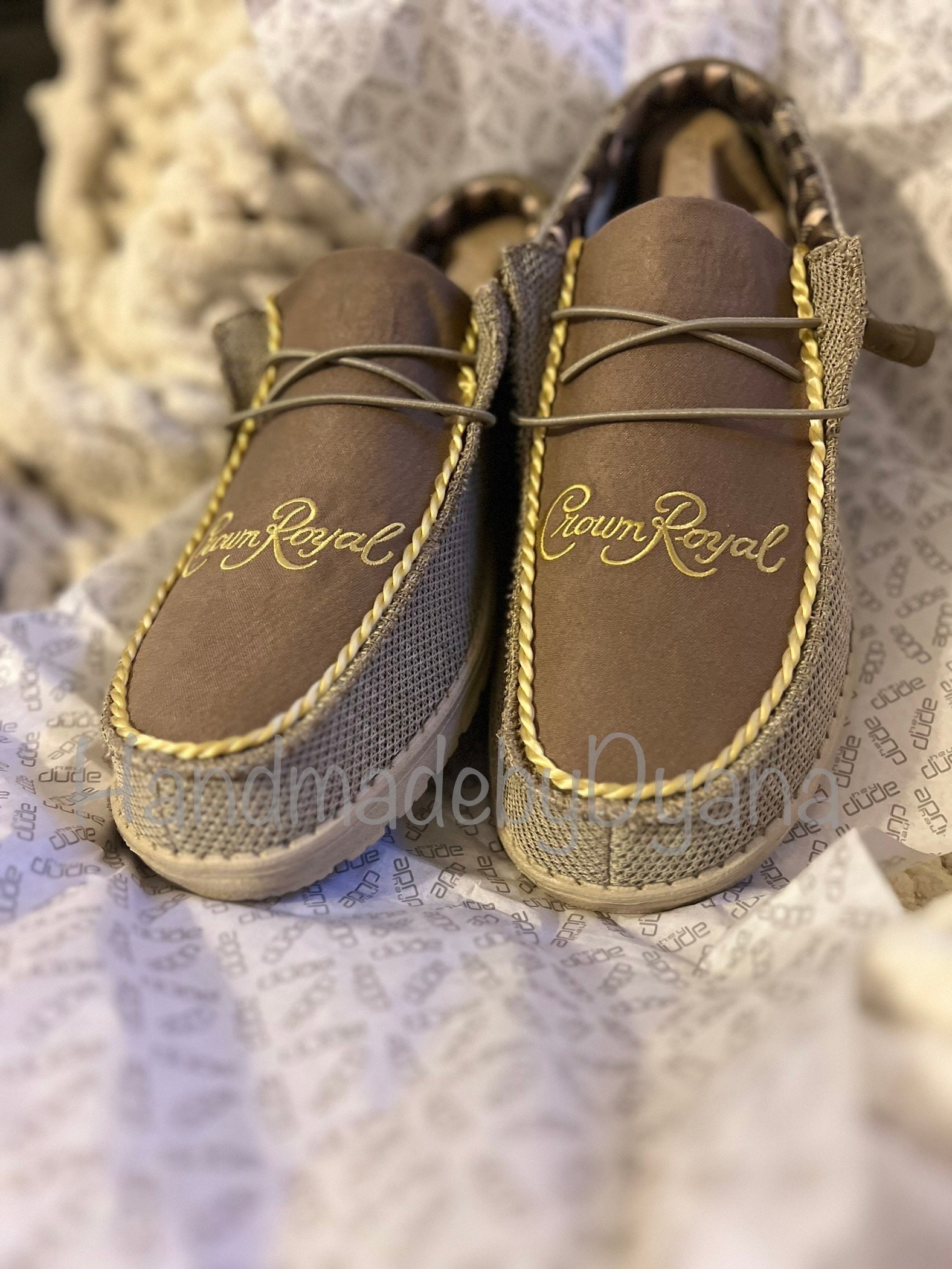 Custom Crown Royal Hey Dudes - Etsy